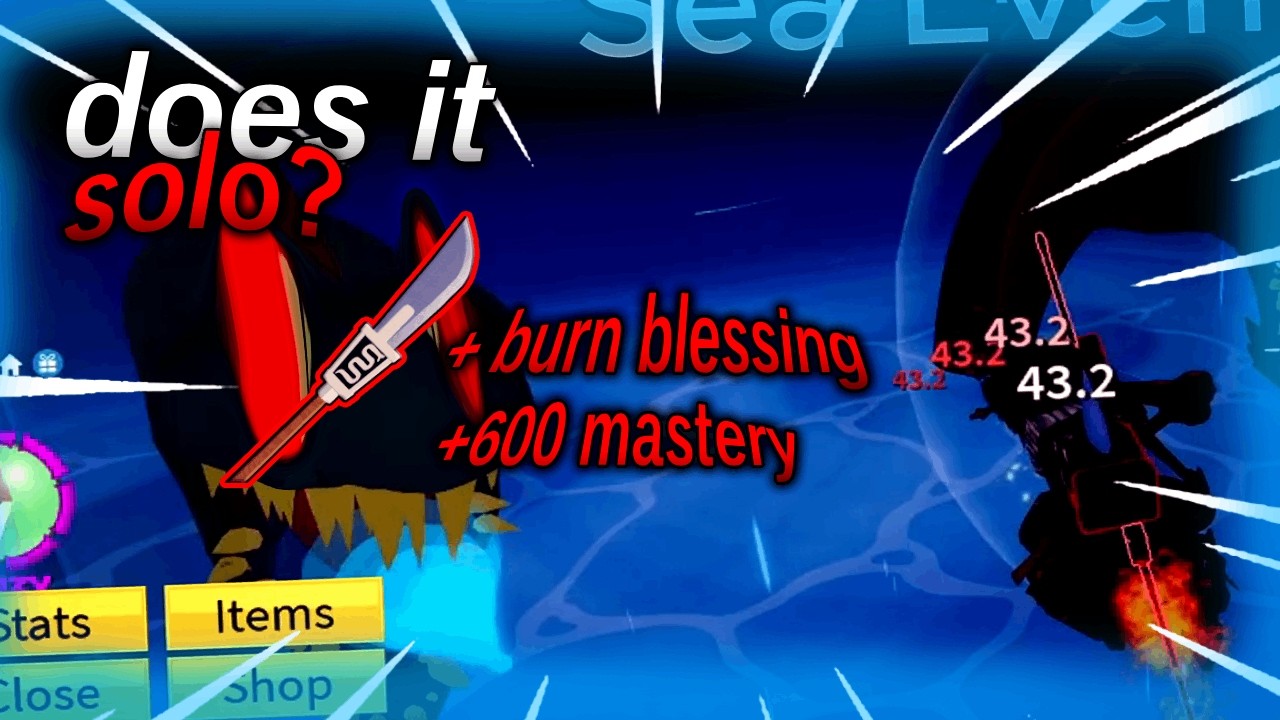I DOMINATED Sea Events with 600 Mastery + Burn Blessing Bisento - YouTube