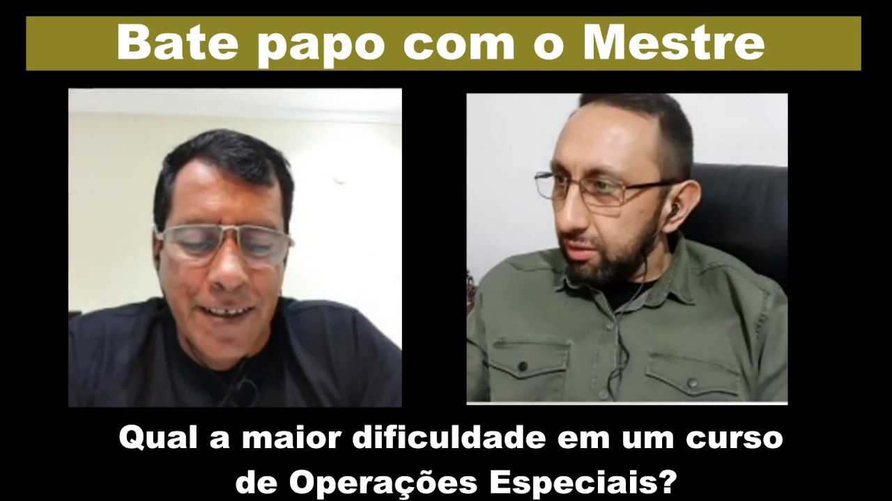 Bate papo com Subtenente Daniel Rocca do BOPE do RJ - YouTube