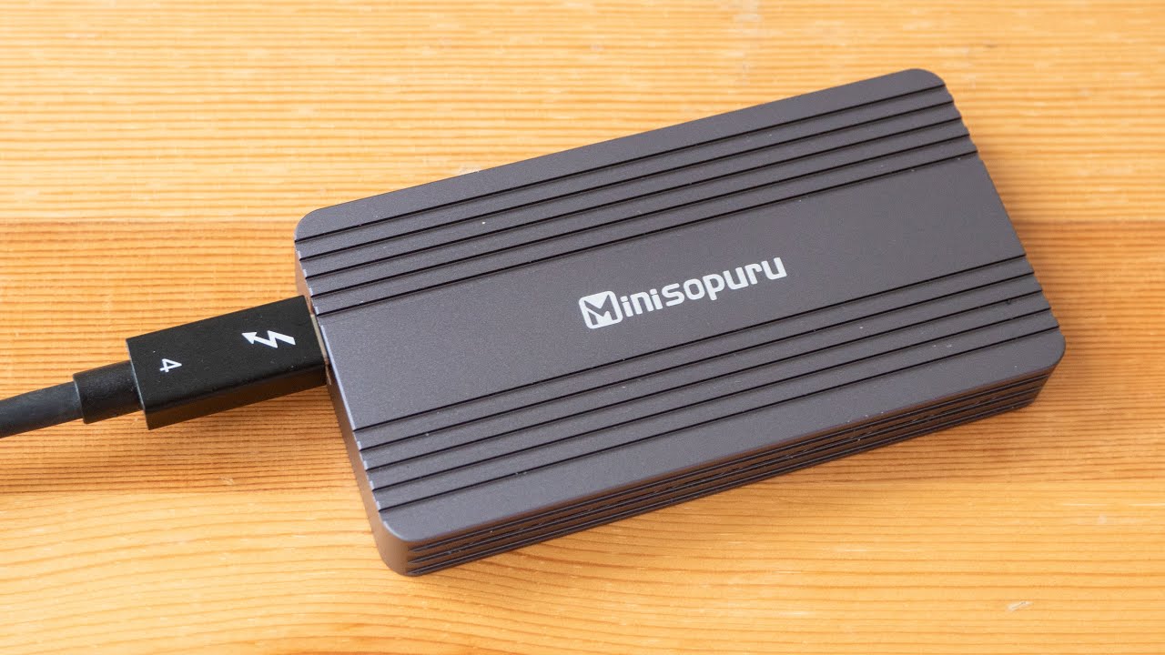 Minisopuru Thunderbolt 4 Case (ME808M) review - YouTube