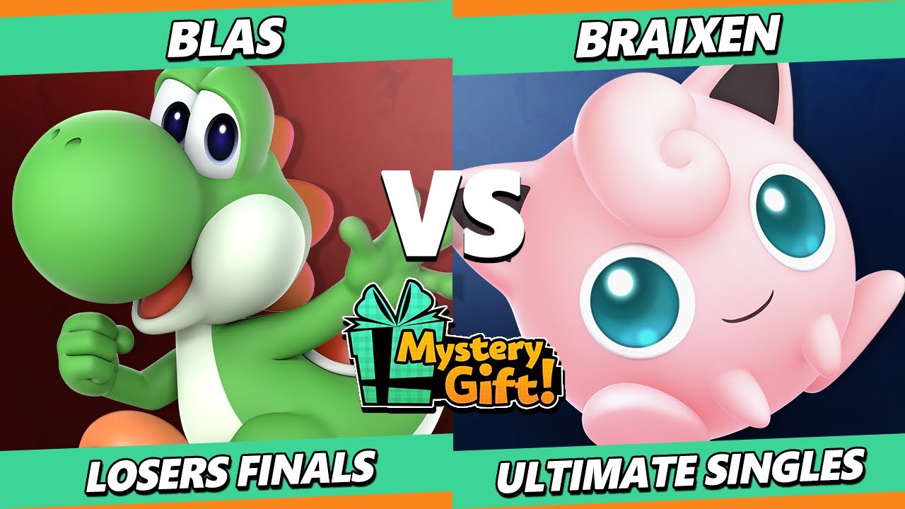 Mystery Gift! LOSERS FINALS - Braixen (Jigglypuff) Vs. Blas (Yoshi ...