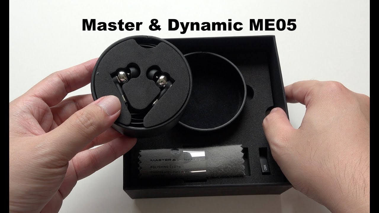 Master & Dynamic ME05 In-Ear Headphones Unboxing - YouTube