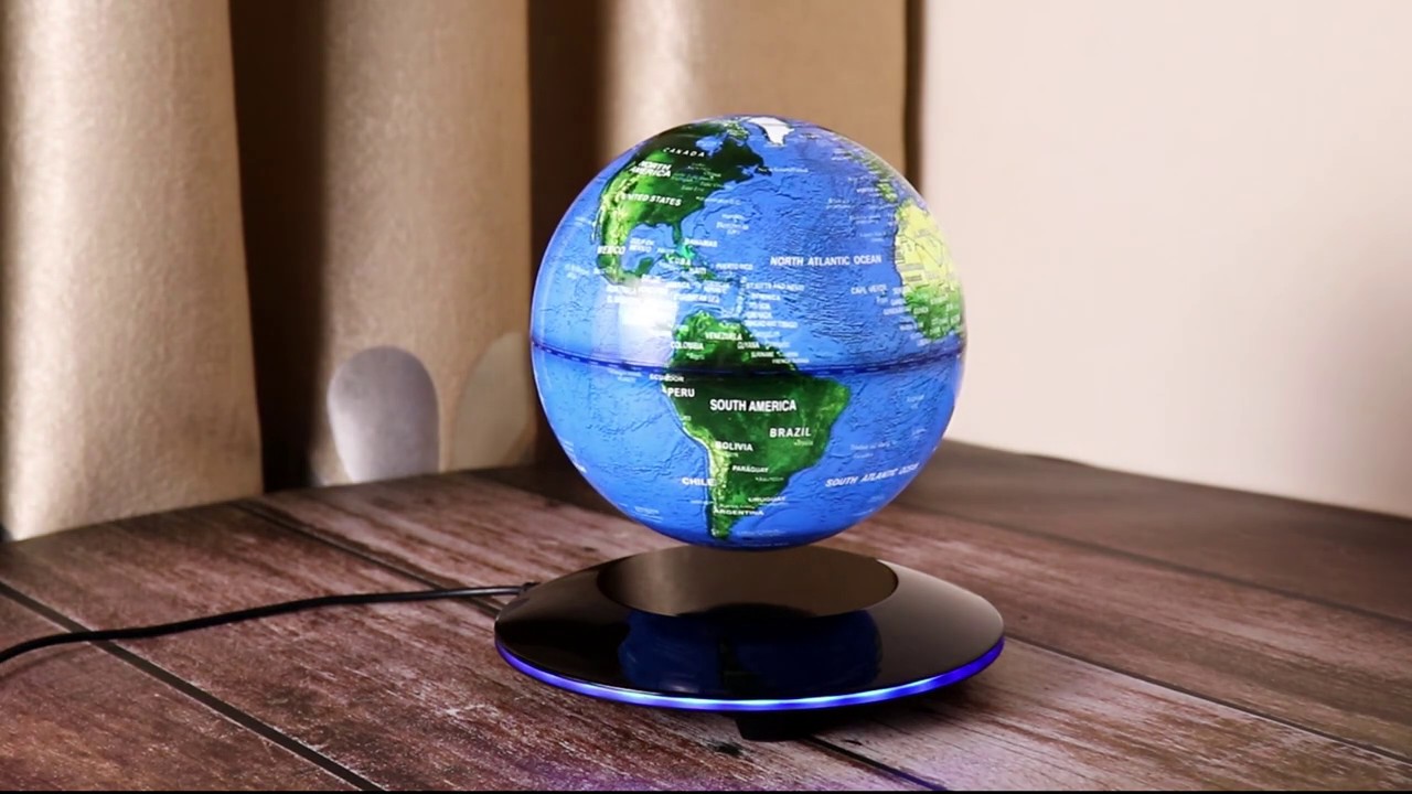 Magnetic Floating Globe,cool magnetic levitation. - YouTube