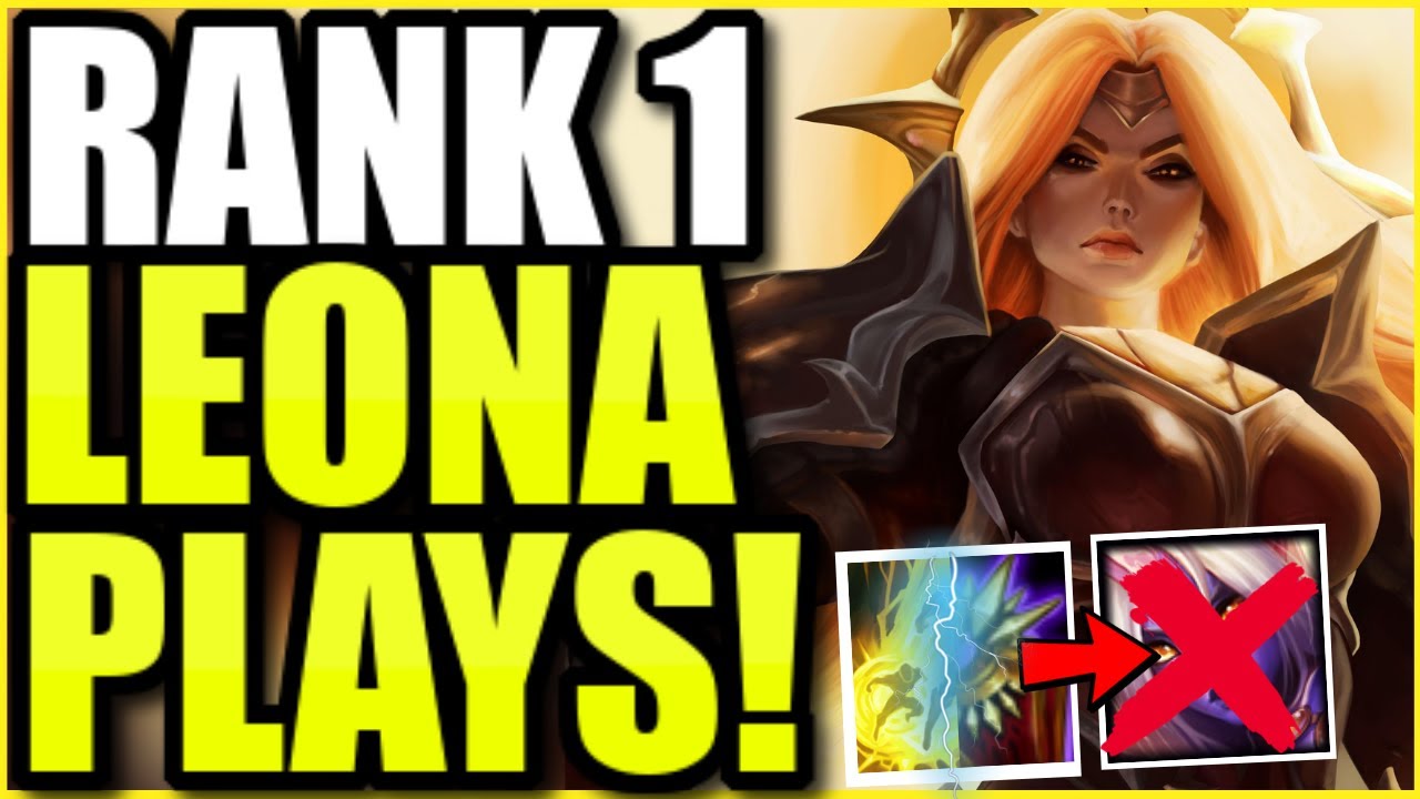 (WIN AT LEVEL 1) THE RANK 1 LEONA SHOWS YOU HOW TO CARRY *ANY* GAME AS ...