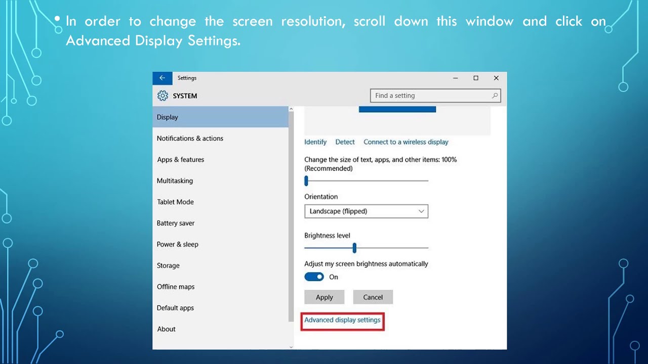 How To Set Resolution Windows 10 Display Settings YouTube how-to-set-resolution-windows-10-display-settings-youtube