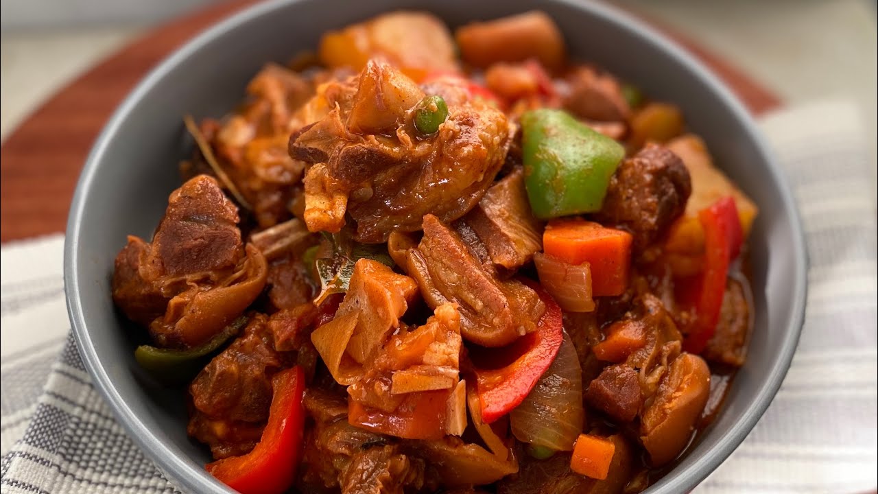 The Best #KalderetangKambing ( Filipino Style #GoatStew ) - YouTube
