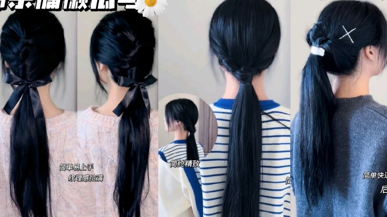 Amazing Trending Hairstyles Tutorials Unique Style for Girls 🐰🦩 - YouTube