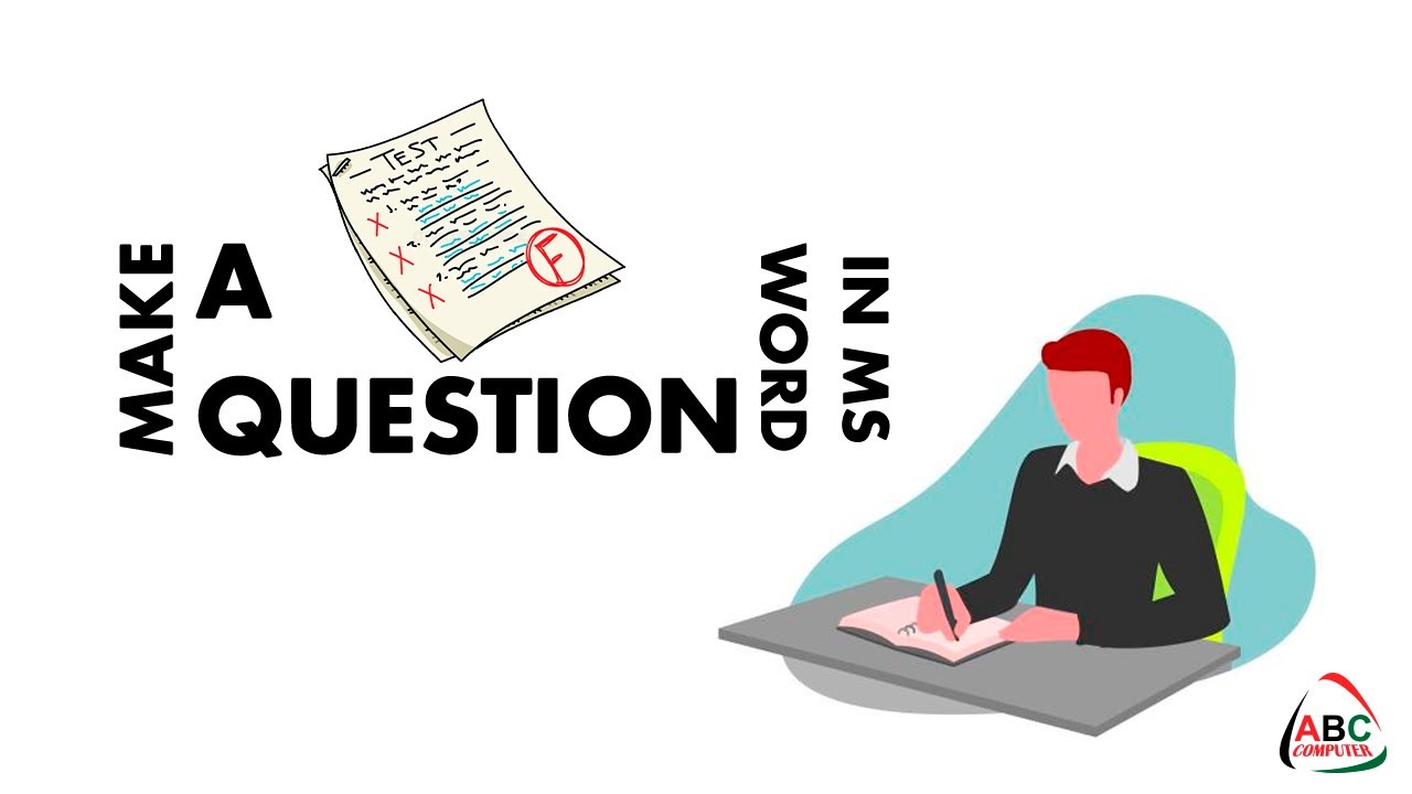 How to make a question in MS WORD - YouTube