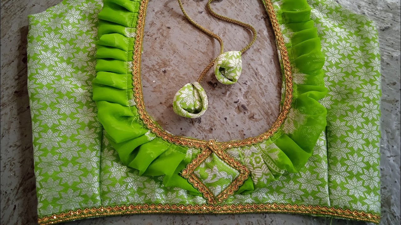 Freel blouse ki latest new design ️ ️फी्ल ब्लाउज डिजाइन 🌼blouse dizaen ...