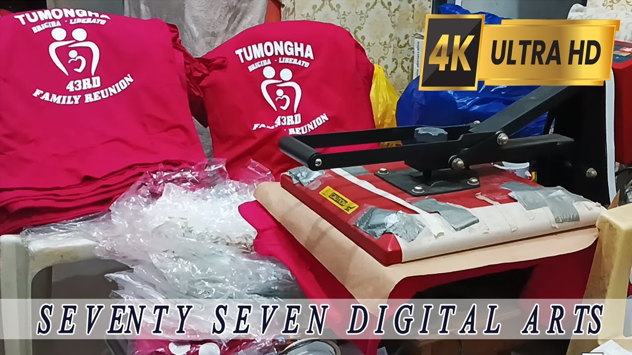 T-Shirt Printing 014 | @SeventySevenDigitalArts | Reunion [4K VIDEO UHD ...
