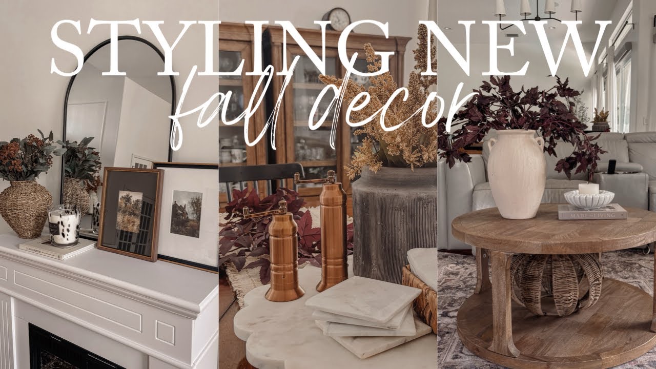 STYLING NEW FALL DECOR 2024 | NEW FALL DECORATE WITH ME & FALL ...
