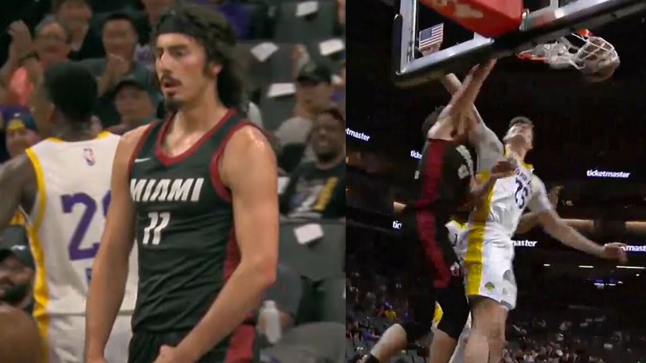 Heat's 1st Round Pick Jaime Jaquez Jr. Poster Slam! - YouTube