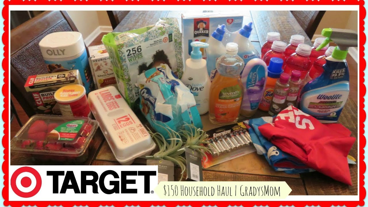 Target Haul | $150 Random Household Stuff & More - YouTube