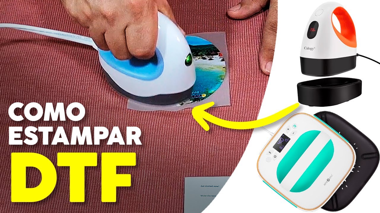 Como Estampar Camisas DTF con Prensa de Calor - Curso de Artesanía 2024 ...