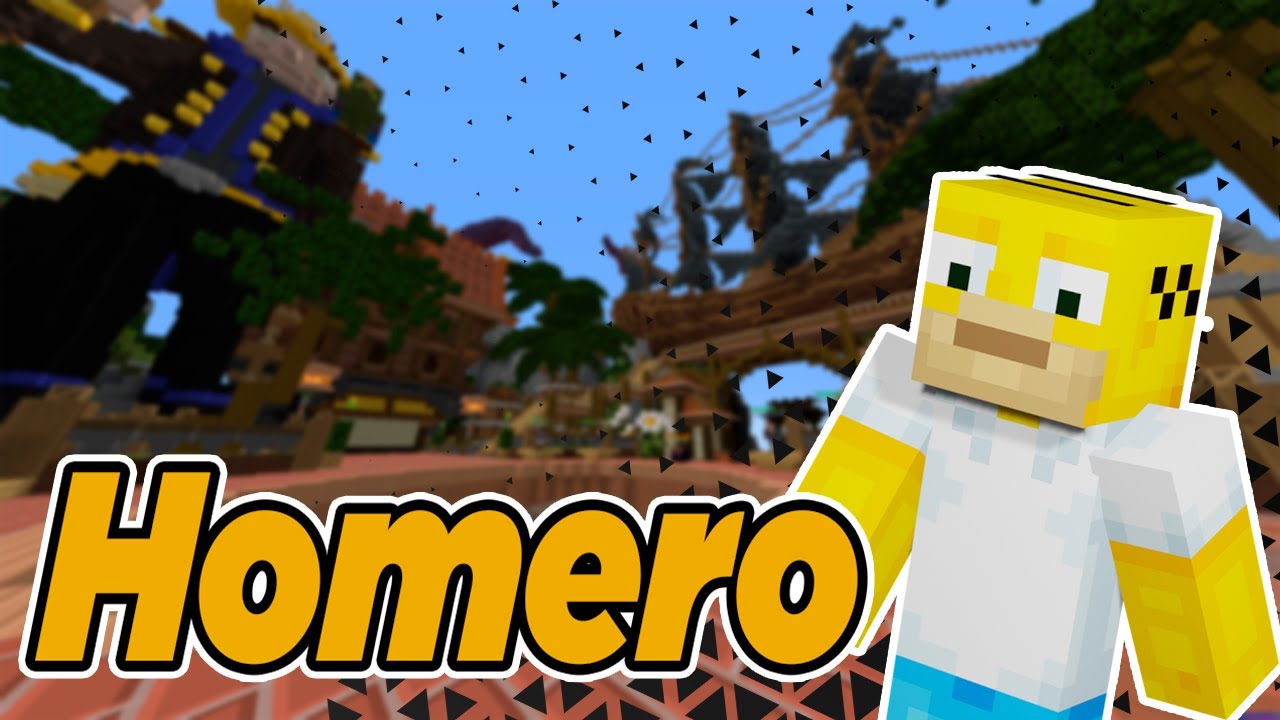 Homero Simpson PvP en MINECRAFT | Enderx190 - YouTube