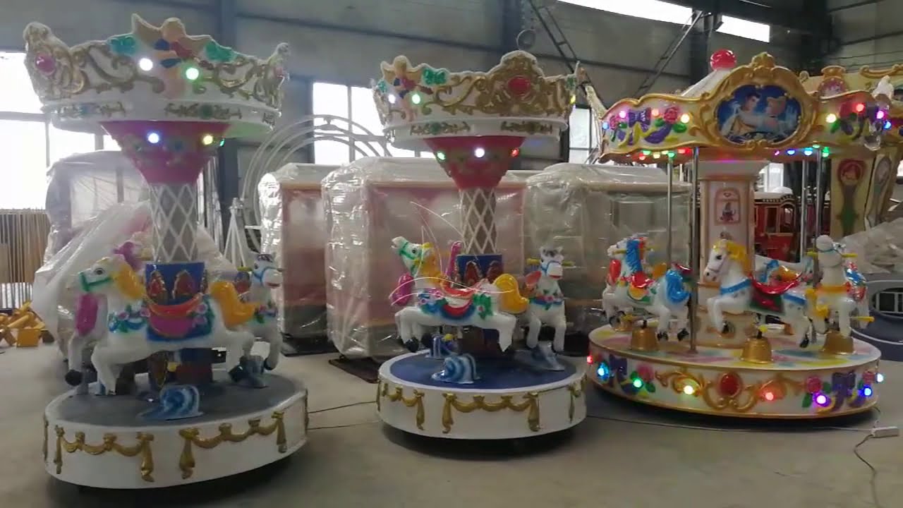 Children's merry go round - YouTube