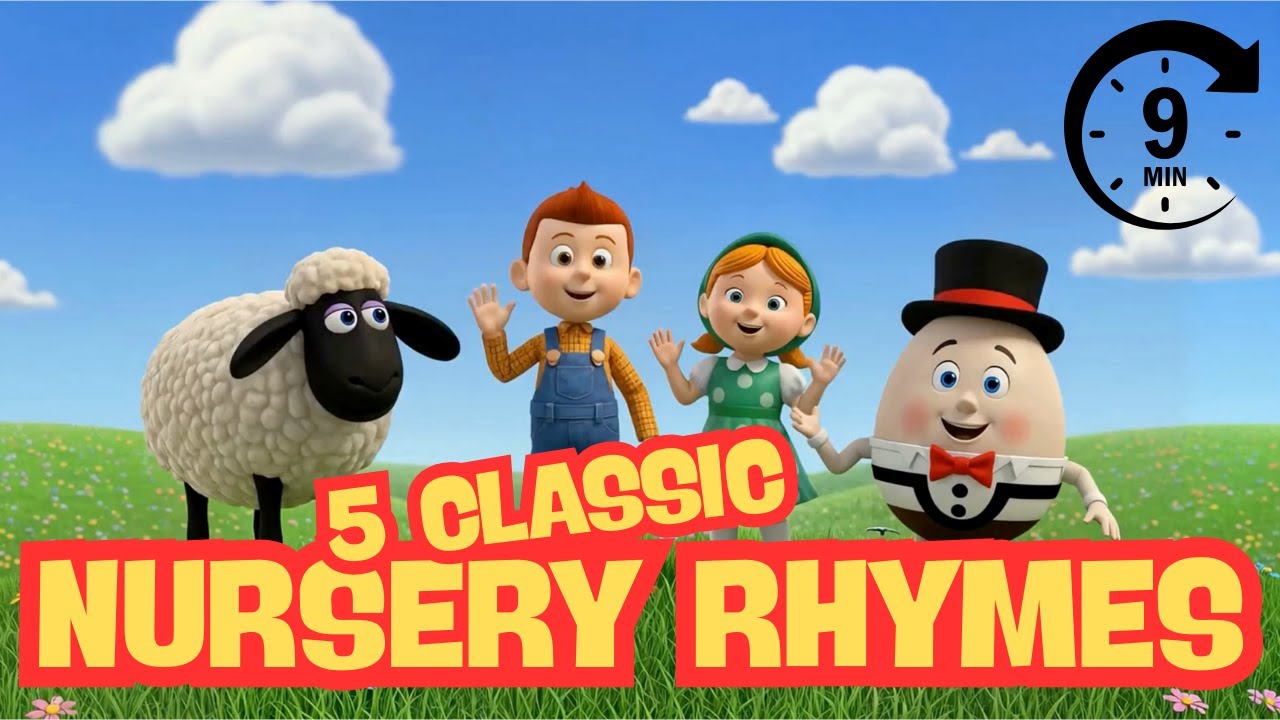 🎶 5 Classic Nursery Rhymes | Fun Sing-Along for Kids 🎶 - YouTube