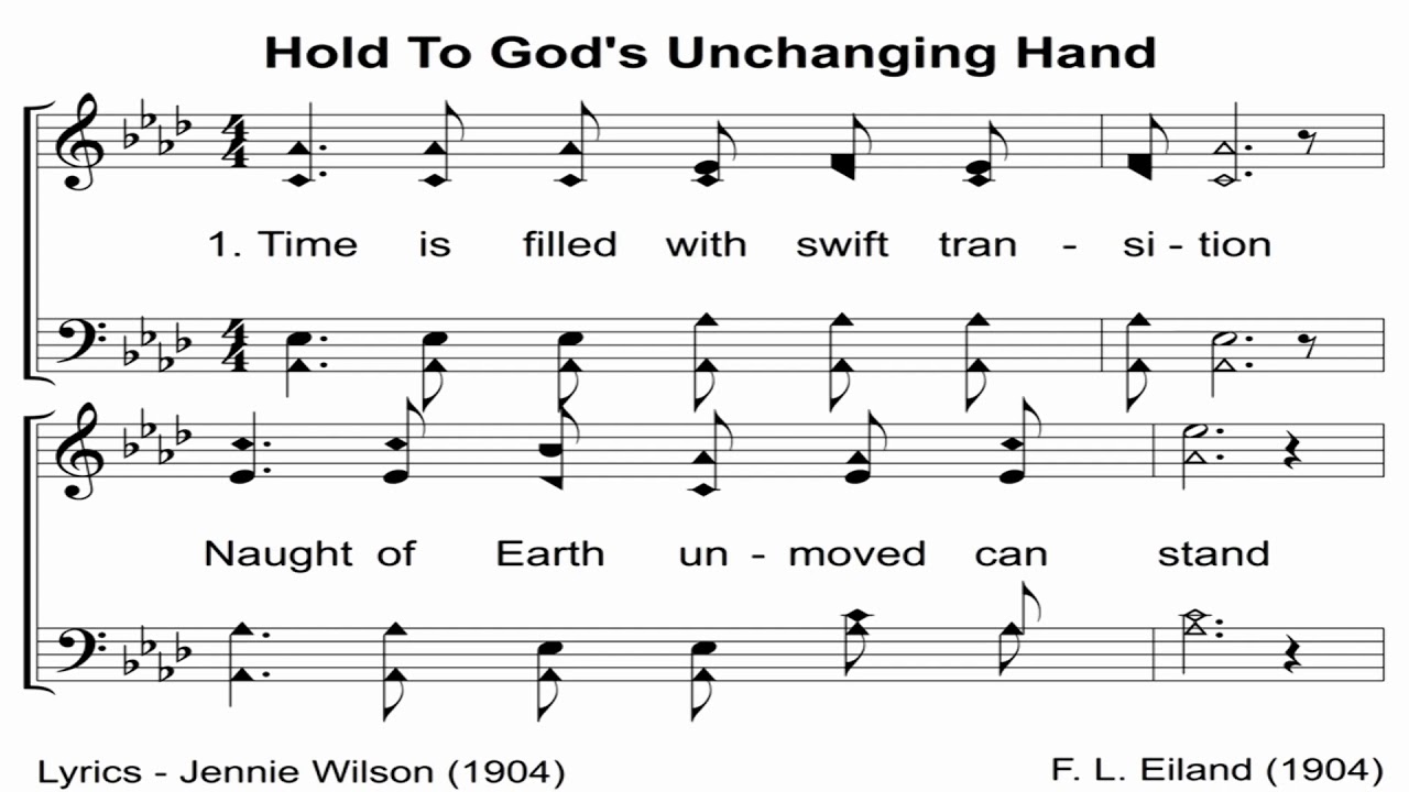 Hold To God's Unchanging Hand. Acapella. - YouTube