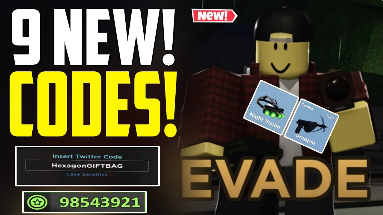 NEW ALL WORKING CODES FOR EVADE CODES AUGUST 2024 - EVADE ROBLOX CODES ...