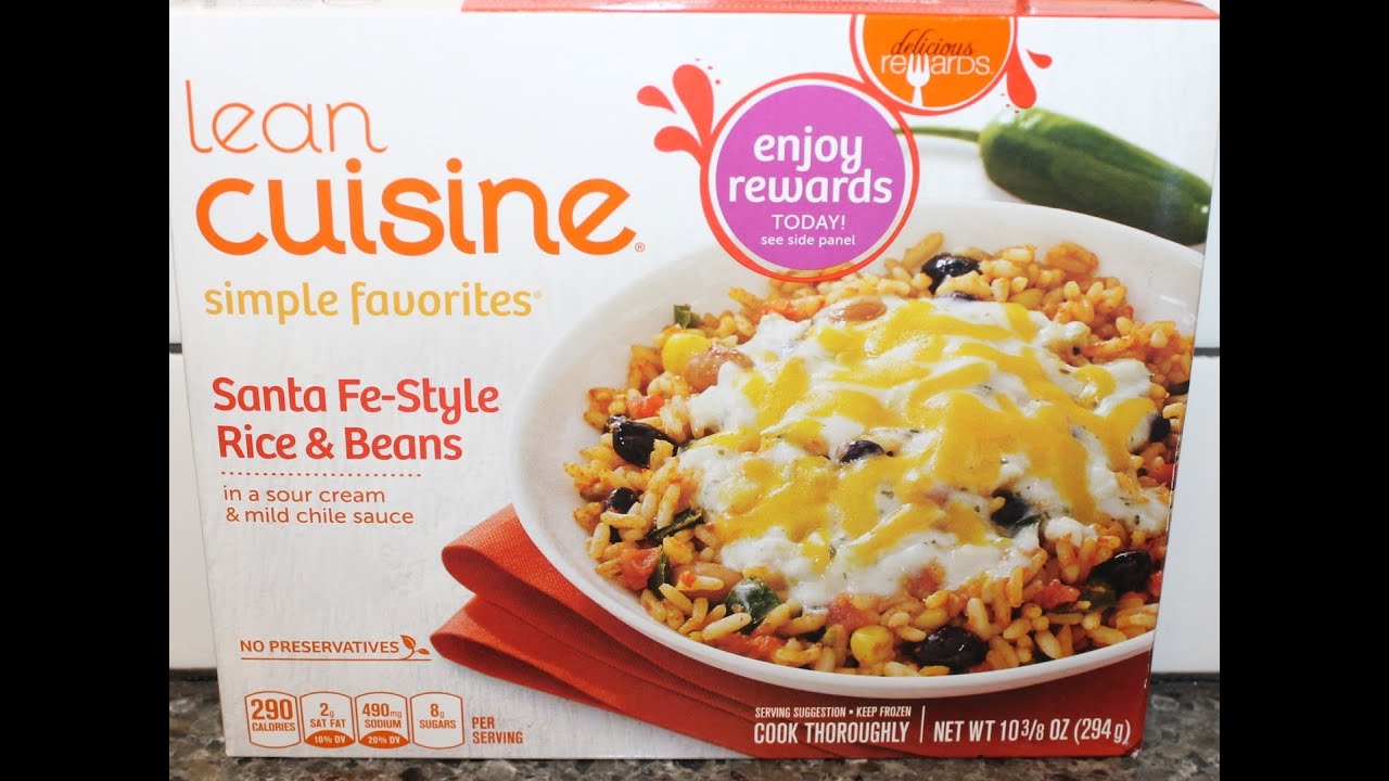 Lean Cuisine Santa Fe-Style Rice & Beans Review - YouTube