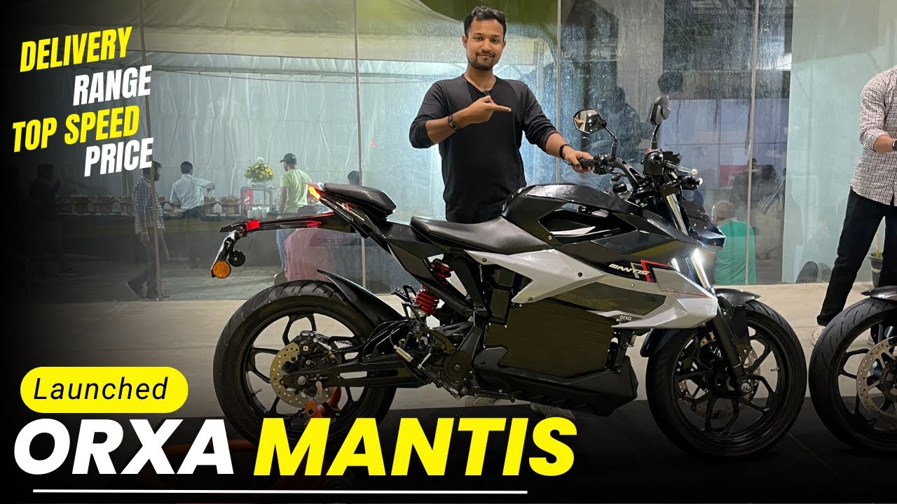 Orxa Mantis Electric Motorcycle Launched - Price, Range, Ergonomics ...