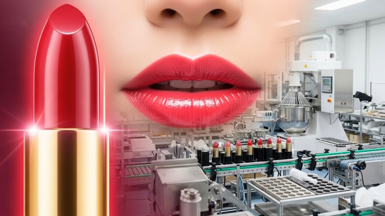 Inside the Lipstick Factory: Lipstick Making Process | Watch How ...