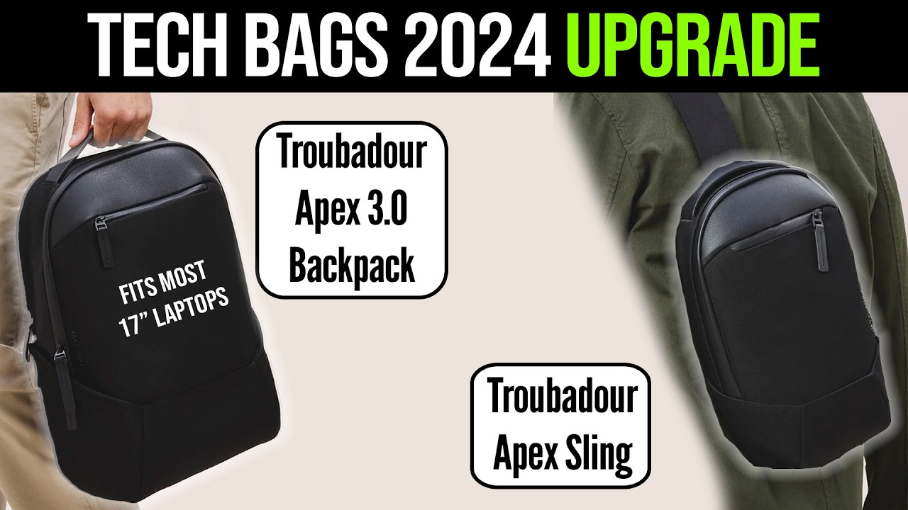 My New Tech Backpack (2024 Update) | Troubadour Apex Backpack 3.0 ...