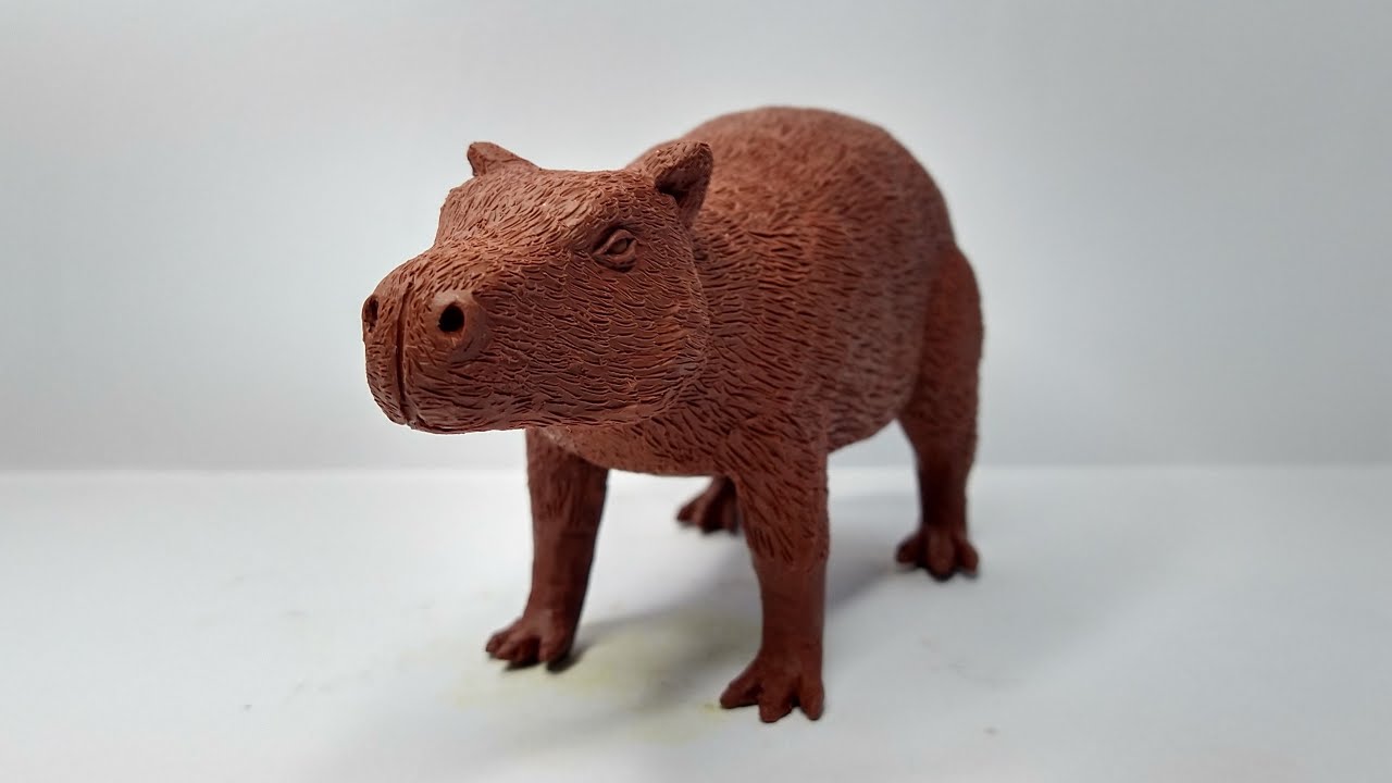 Como Hacer una Capibara con Plastilina | How to Make a Capybara with ...