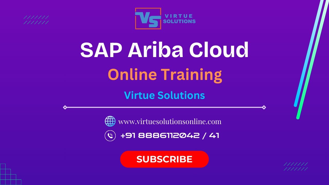 SAP Ariba Cloud Online Training|| Virtue Solutions|| SAP Ariba Demo ...