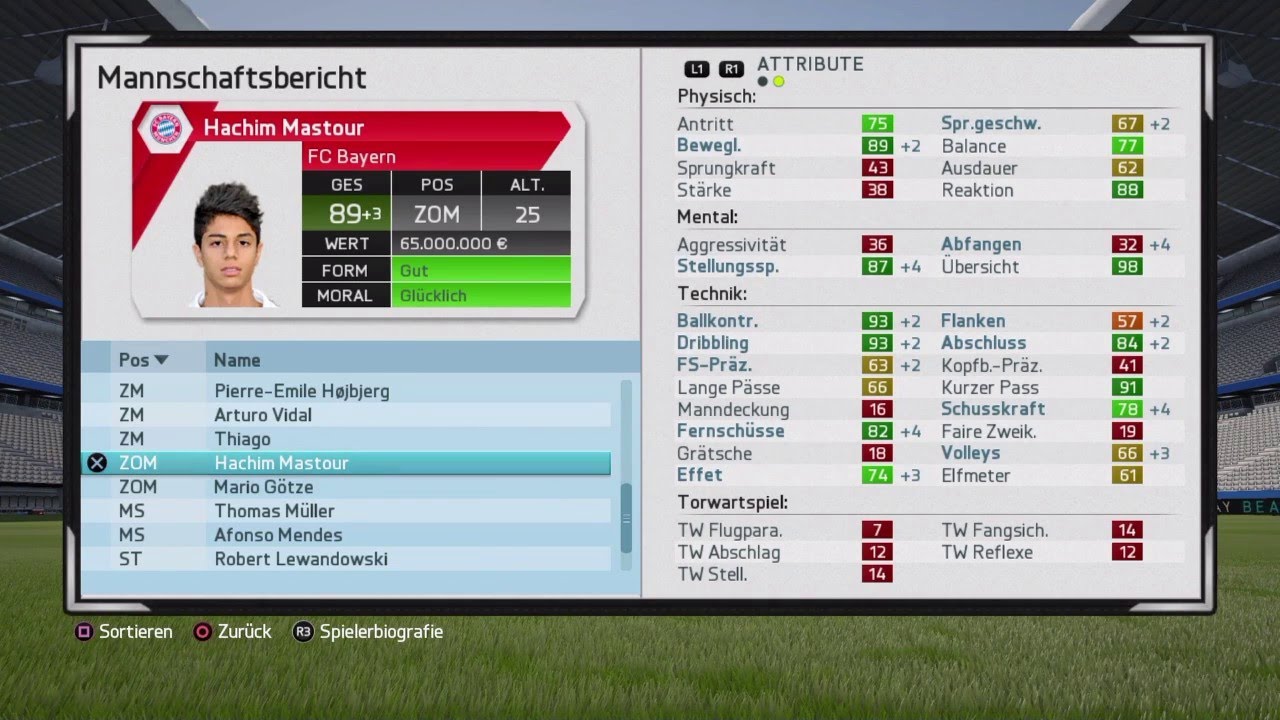 HACHIM MASTOUR Spielervorstellung ! Fifa 16 - YouTube