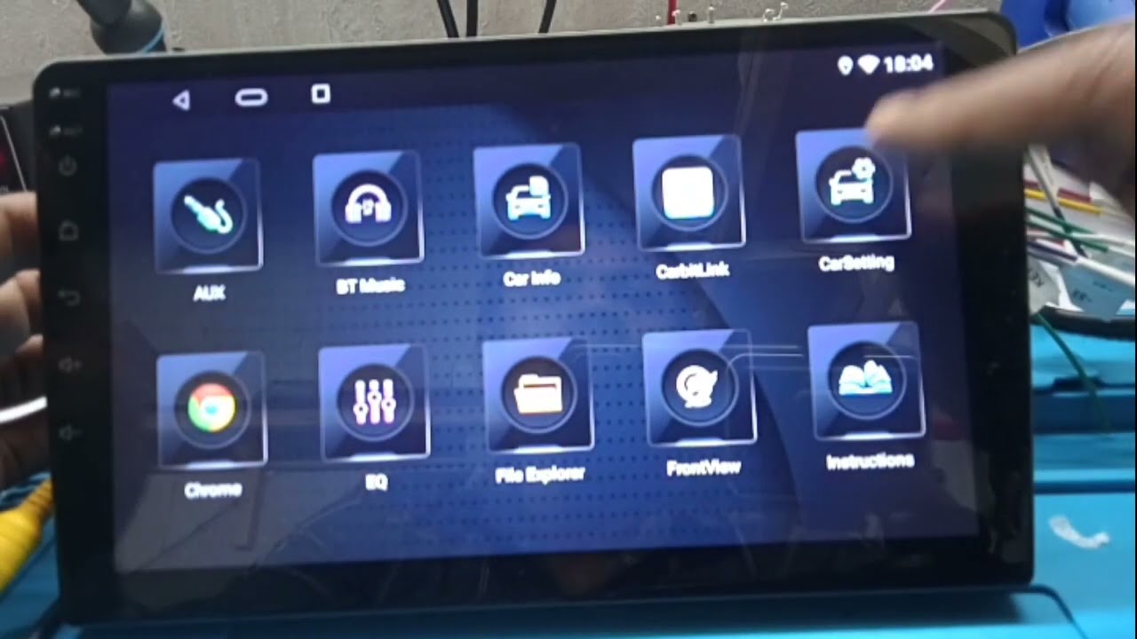 Back Camera or Reverse Camera Setting in Android Car stereo T5 Car Play ...