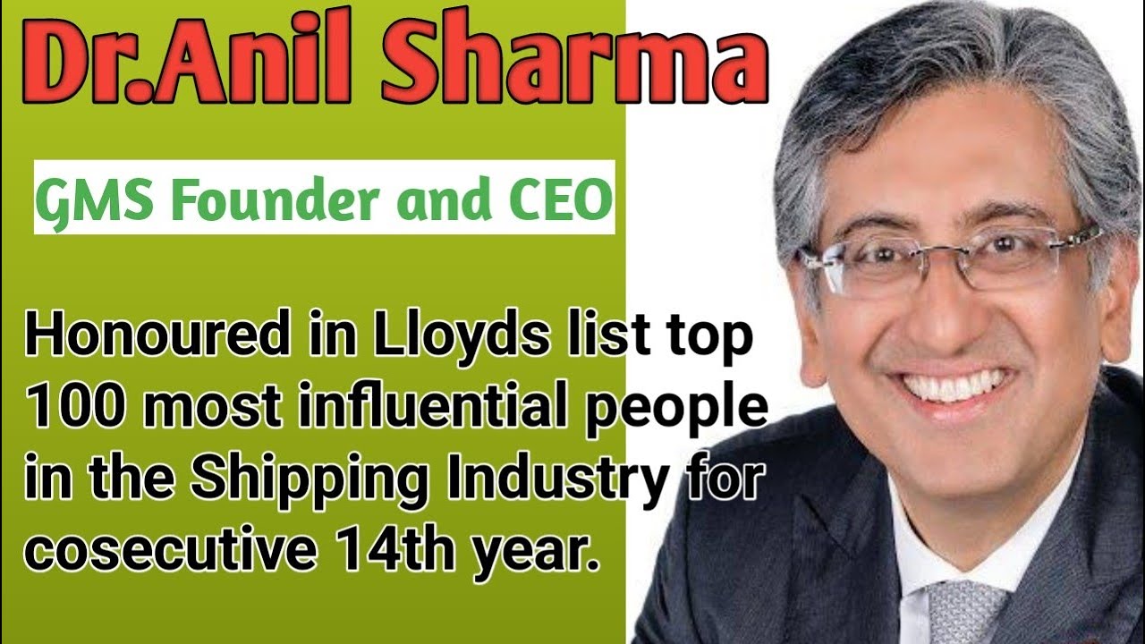Dr Anil Sharma of GMS | #shippinginbox | #gms | #shiprecycling | #dubai ...