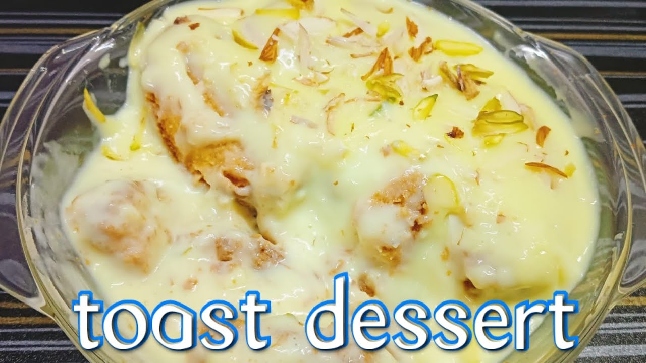 only milk and toast dessert ..indian dessart recipe..simple dessert ...