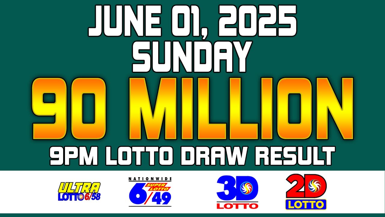 Lotto Result Today 9pm June 01, 2025 - 6/58 6/49 Swertres Ez2 PCSO ...
