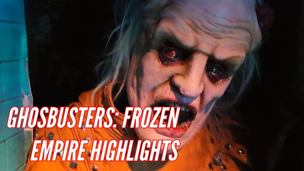Ghostbusters: Frozen Empire Haunted House Halloween Horror Nights 2024 ...