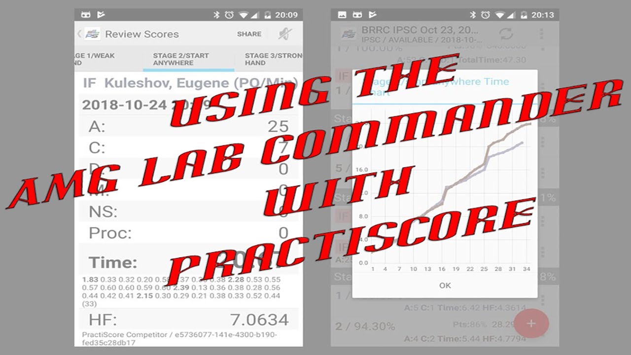Using the AMG Lab Commander timer with Practiscore - YouTube