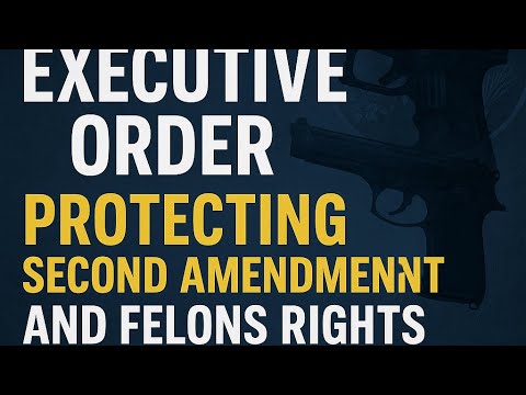 FELONS RIGHTS RESTORED. NEW EXECUTIVE ORDER SIGNED BY: #donaldtrump # ...