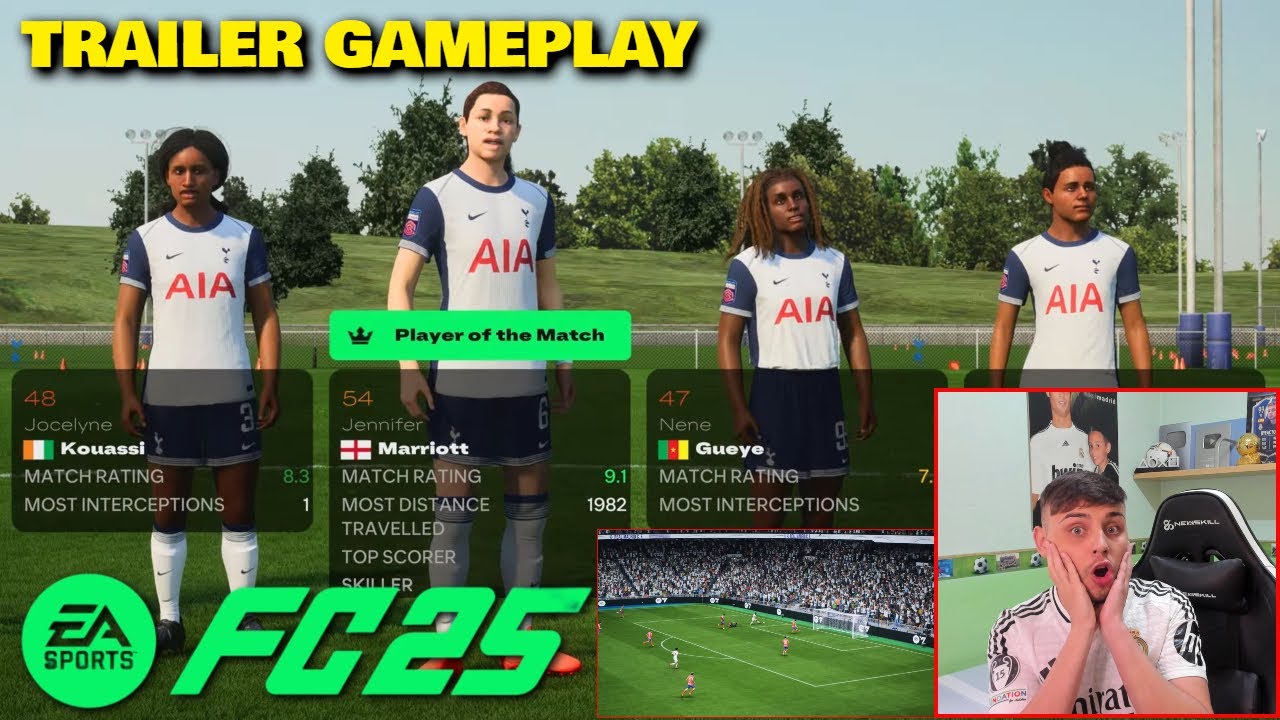 😱 ASÍ ES EL NUEVO GAMEPLAY de FC 25 !!!! *NUEVO TRAILER* - YouTube