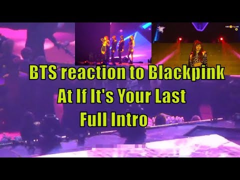 Bts reaction to Blackpink full intro As If It's Your Last @SMA2018