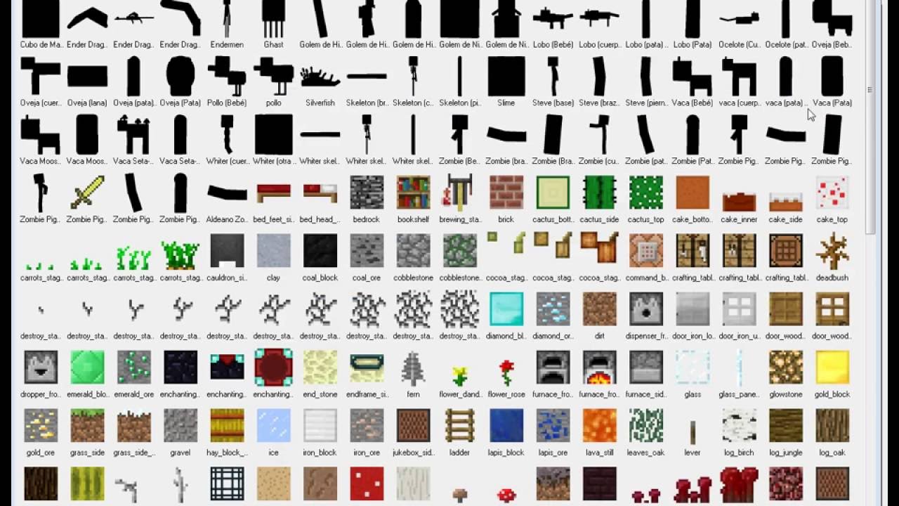 Pack de personajes de minecraft para pivot en una animacion - YouTube