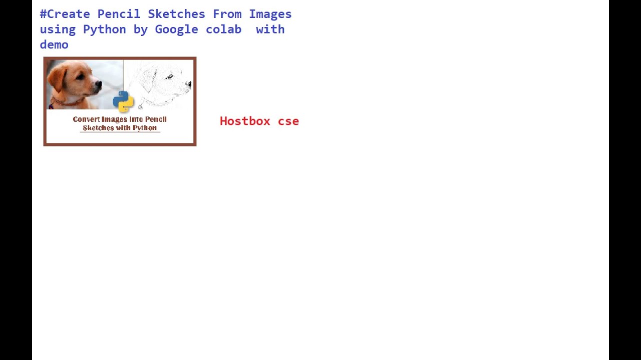#What is colab?Create Pencil Sketches From Images using Python by ...