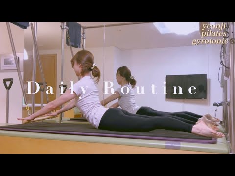 yeonji_pilates 🌷 퇴근 전, 나도 운동 ! cadillac pilates. Swan. Back extension ...