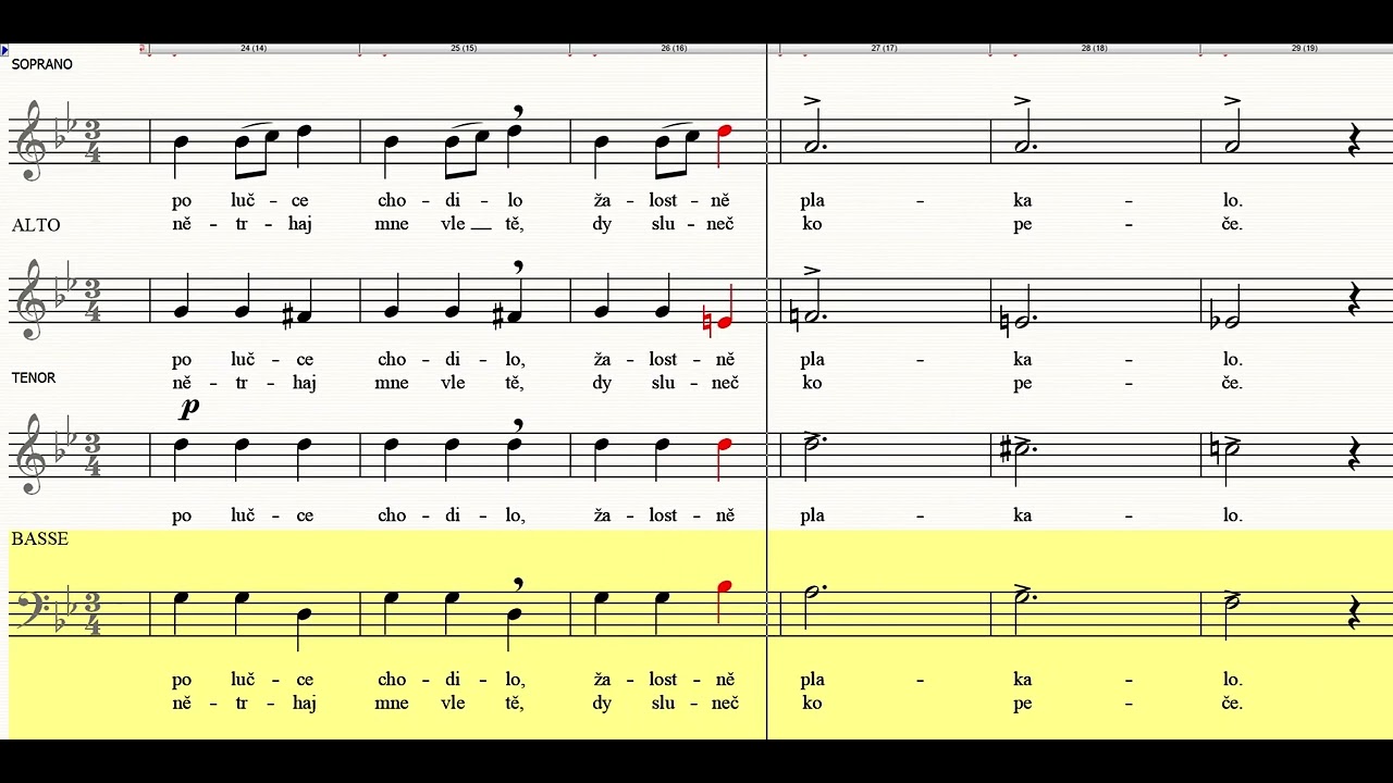 5 Six chants moraves JANAČEK V BASSE - YouTube