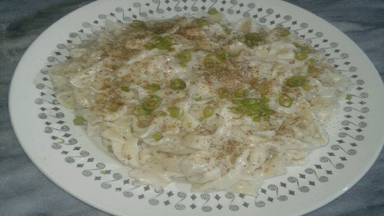 White Sauce Pasta Recipe in Urdu By Ahmad - YouTube