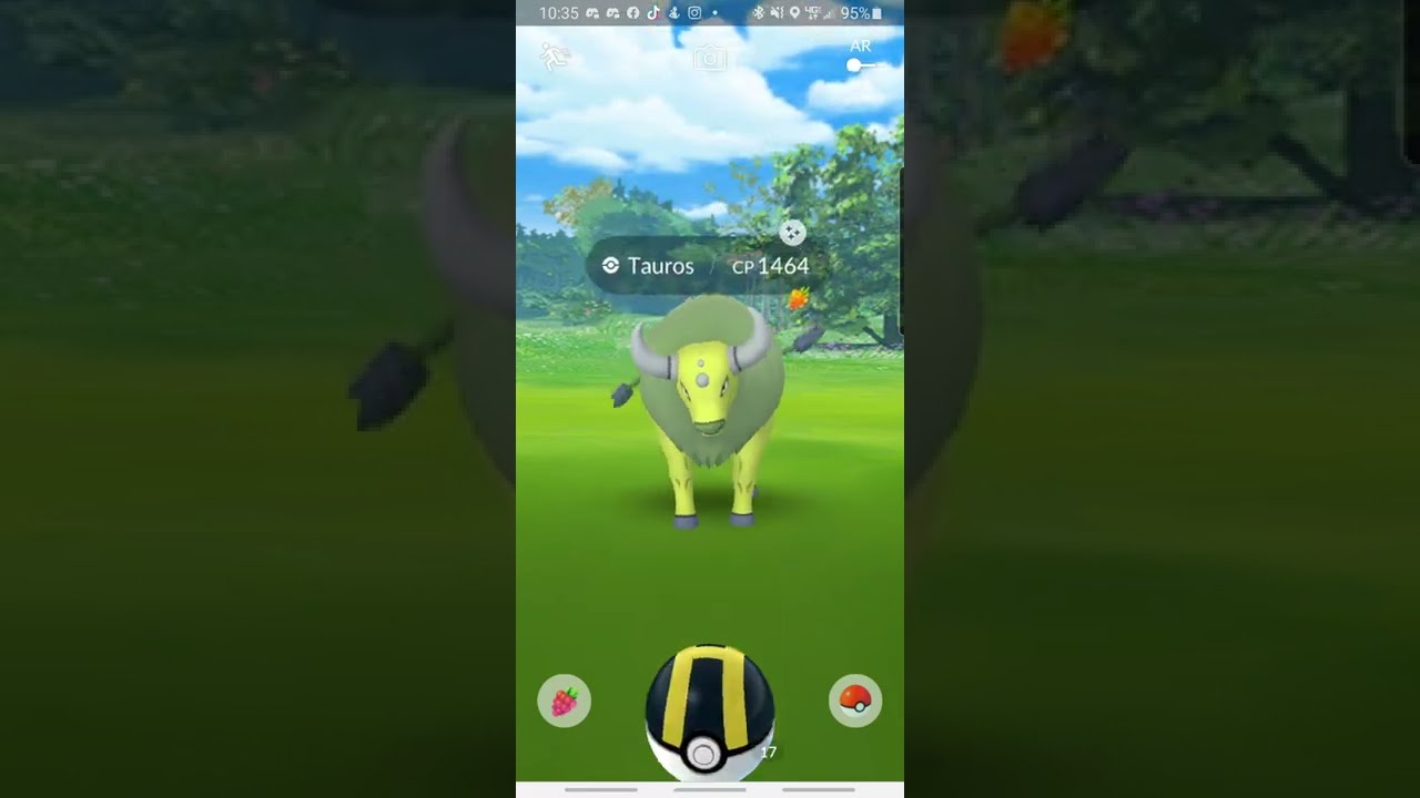 Shiny Taurus Catch Pokémon GO 2022 - YouTube