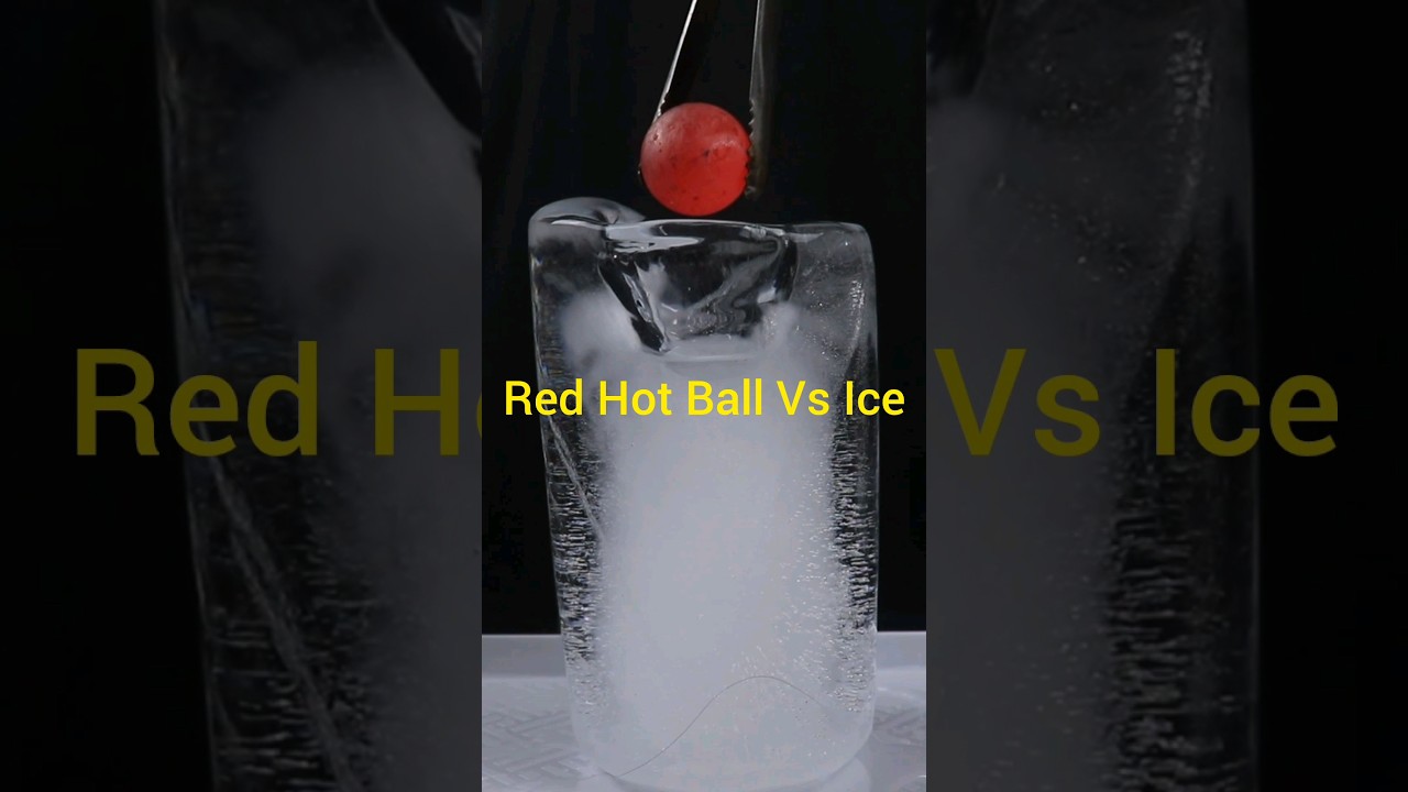 Red Hot Metal Ball Vs Ice #experiment #satisfying #asmr #rhcb - YouTube