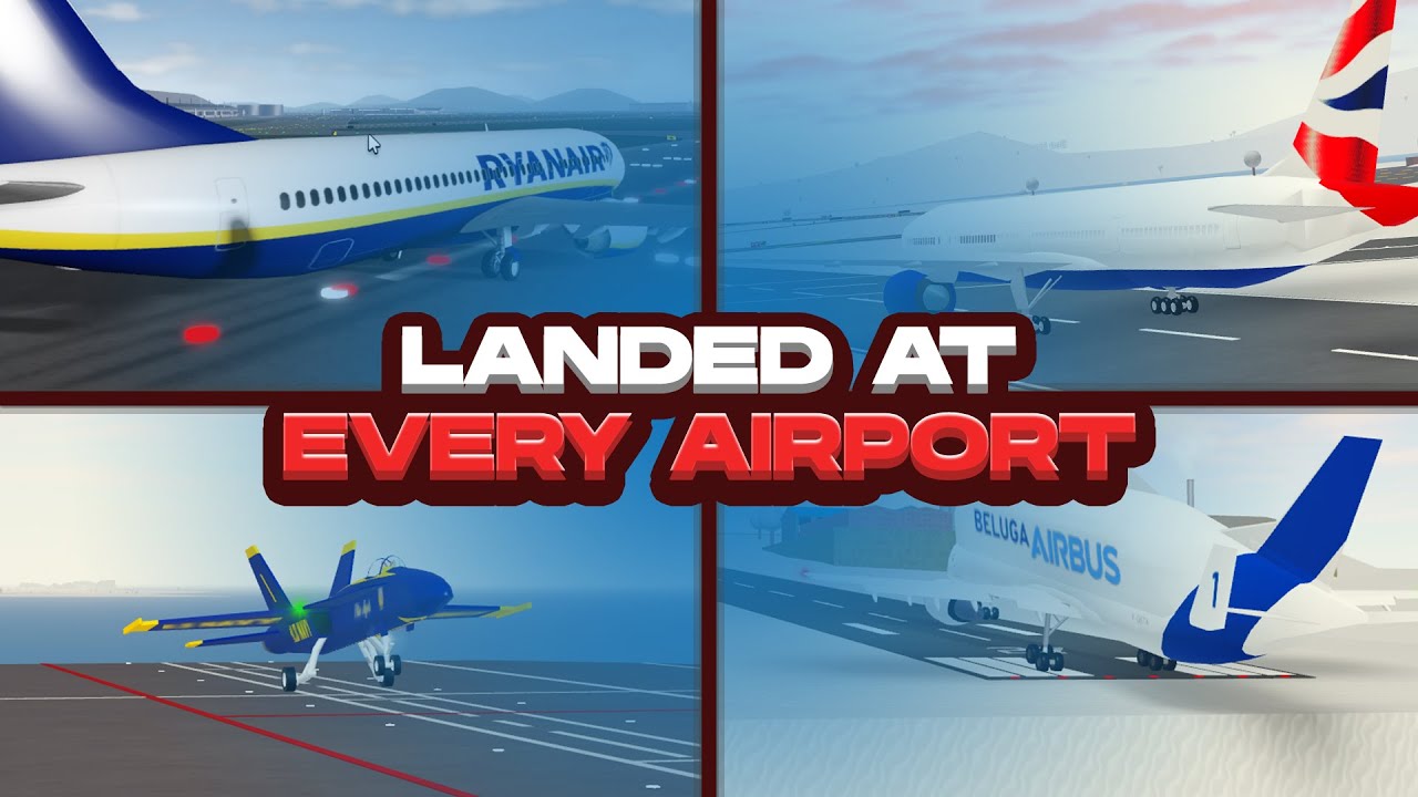 I Landed in EVERY AIRPORT in PTFS - YouTube