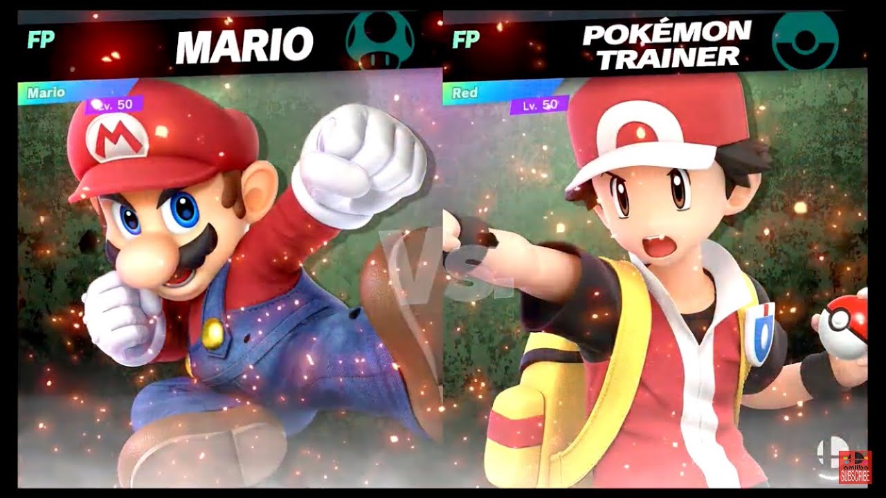 Super Smash Bros Ultimate Amiibo Fights – vs the World #33 Mario vs Red ...