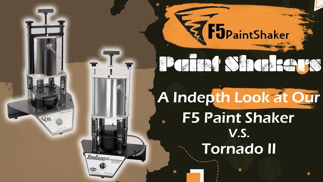 How to Decide Between An F5 or Tornado Paint Shaker - YouTube
