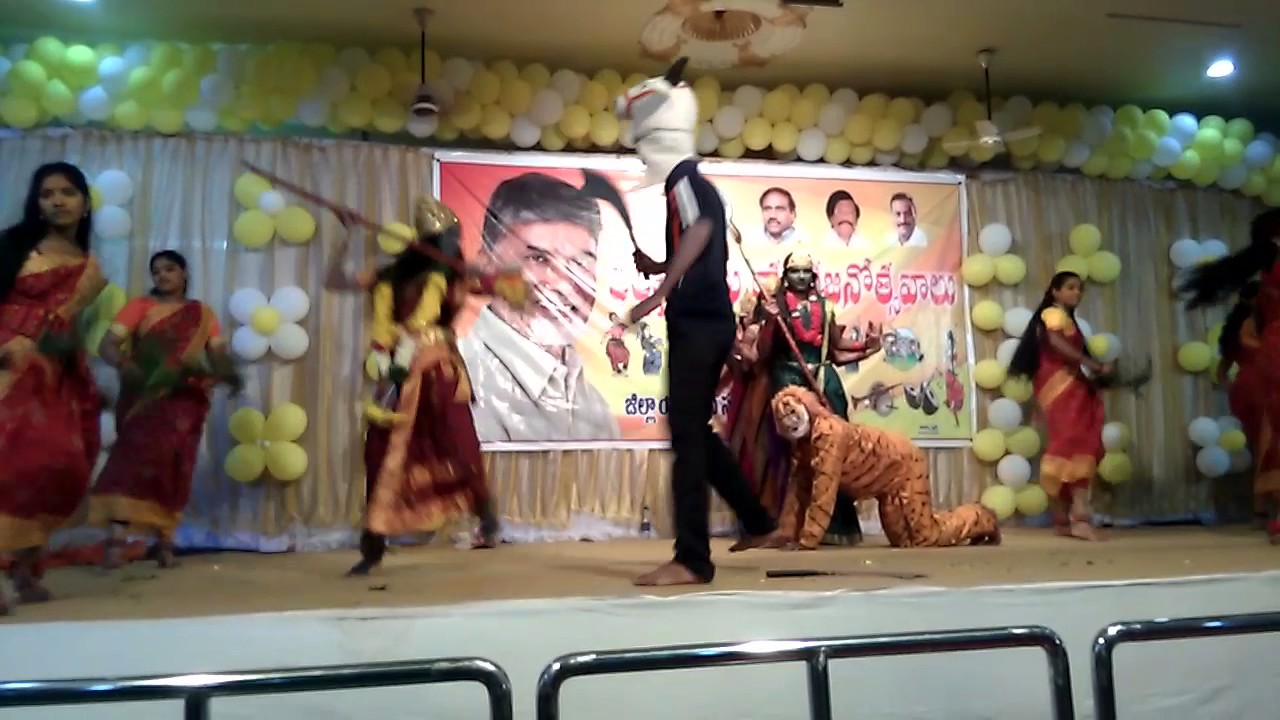 Pedda puli dance by Rise Polytechnic college - YouTube
