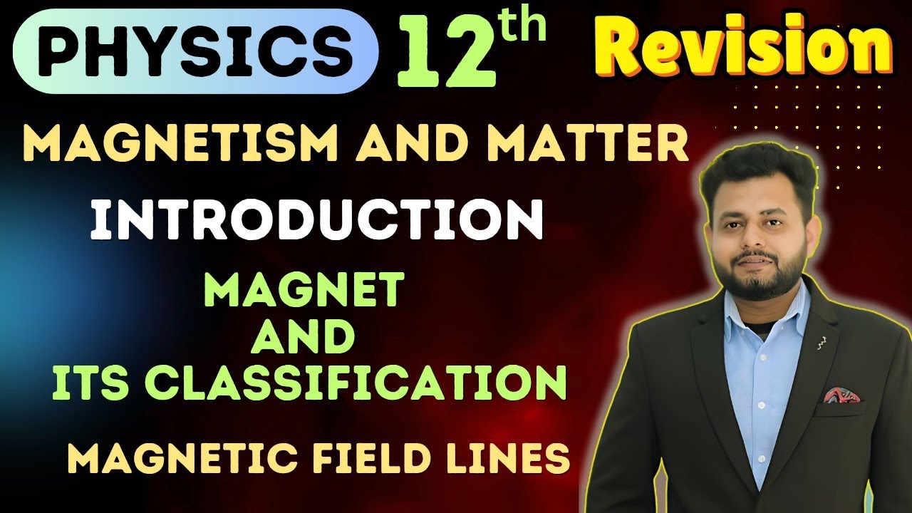 Magnetism and Matter | Introduction, Magnetic Field Lines & Magnet Classification | Class 12 ...